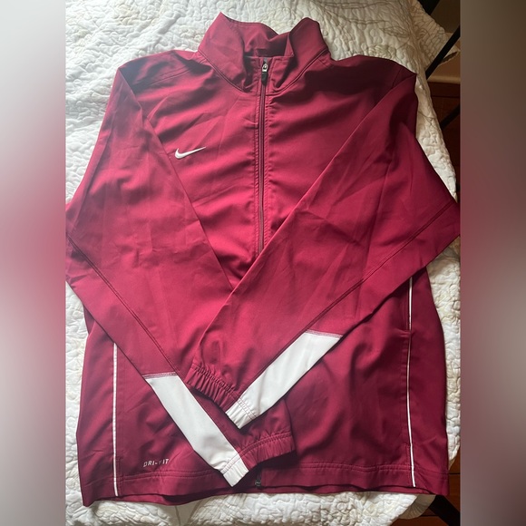 Nike | Jackets & Coats | Mens Maroon Nike Dri Fit Jacket | Poshmark